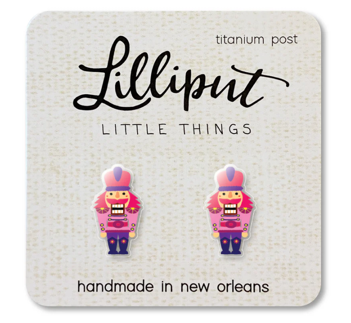 Nutcracker Earrings (2 colours available)